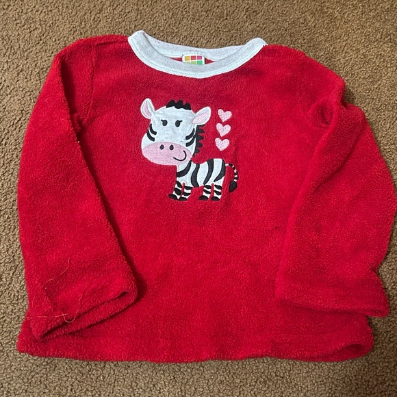 healthtex | Pajamas | Healthtex Red Cow Heart Sweater Pjs 3t | Poshmark